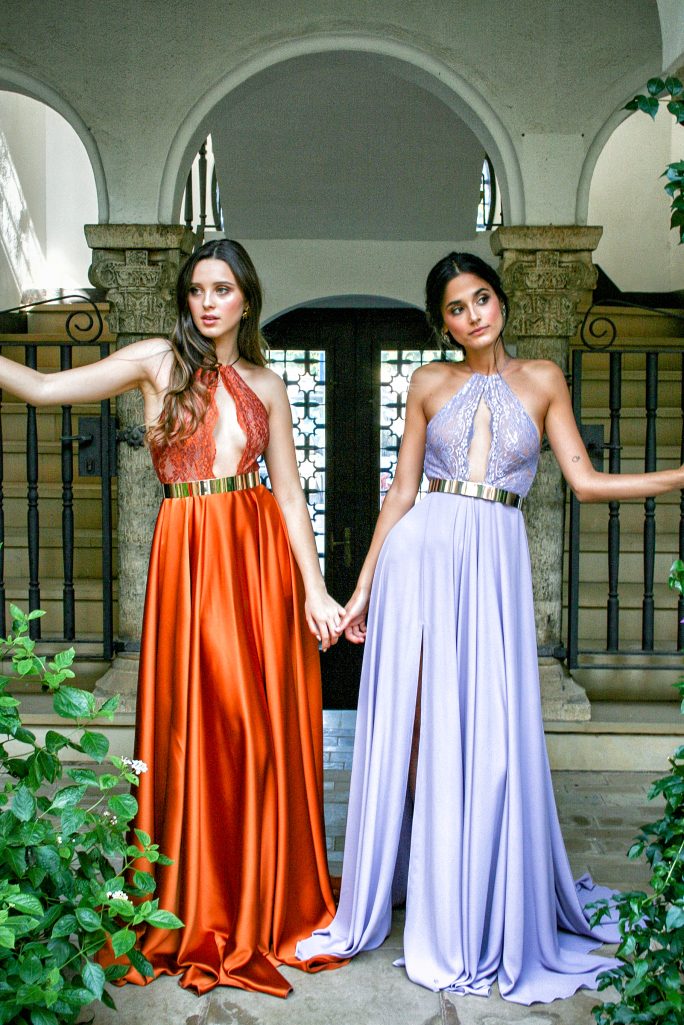 Vestido DYLAN COBRE - Mabel Galindo